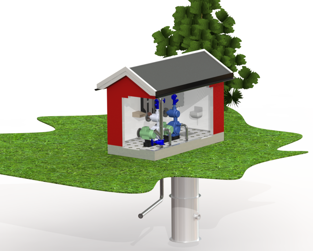 Pumpestasjon selvsugende - Turoflow