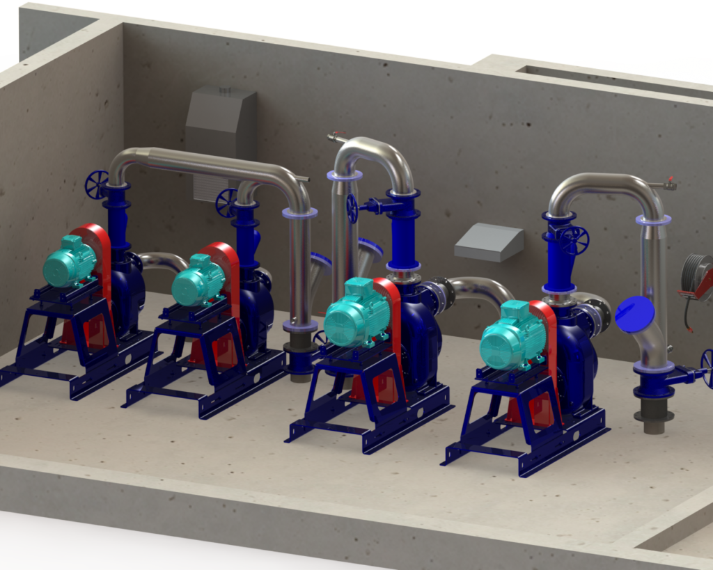 Pumpestasjon selvsugende - Turoflow