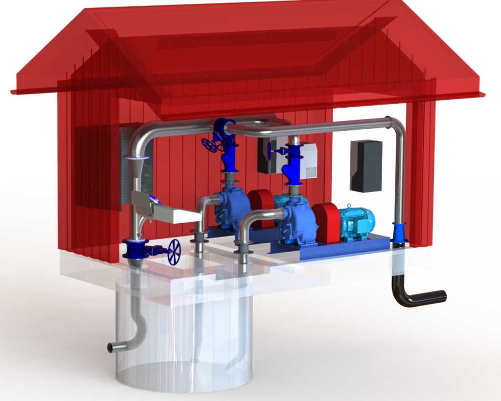 Pumpestasjon selvsugende - Turoflow